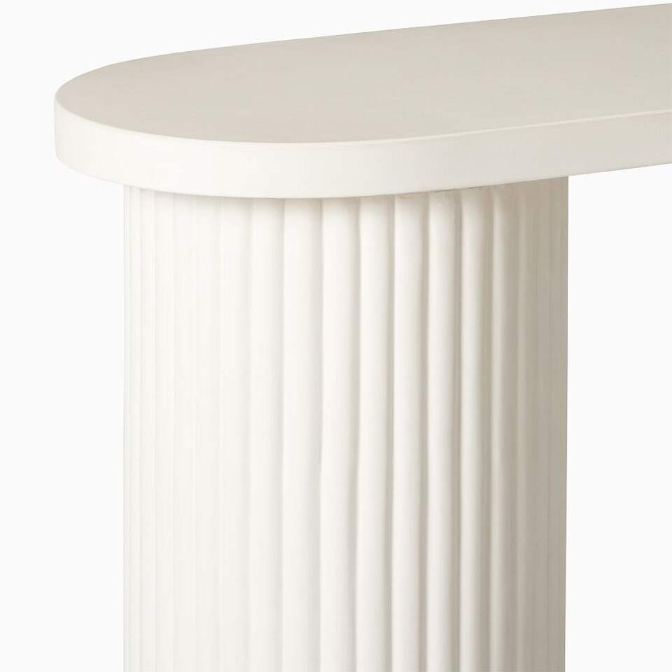 Fluted Console Table (122 cm) | West Elm UK